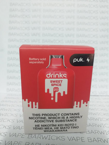 PUK DRINKS - Sweet Spice Prefilled Pod – Barwicks Vape Mart