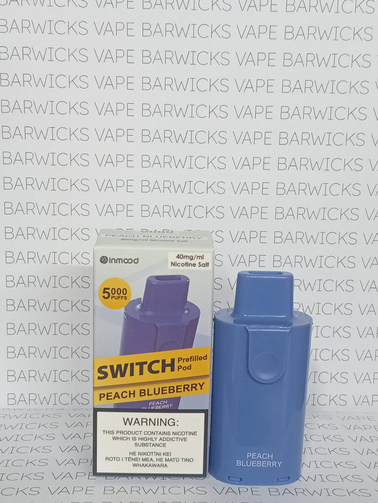 INMOOD Switch Peach Blueberry Prefilled Pod – Barwicks Vape Mart